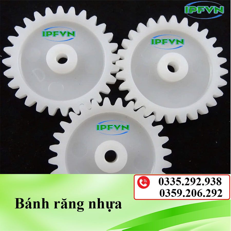 Bánh răng nhựa kỹ thuật – Giải pháp bền nhẹ cho cơ khí hiện đại
